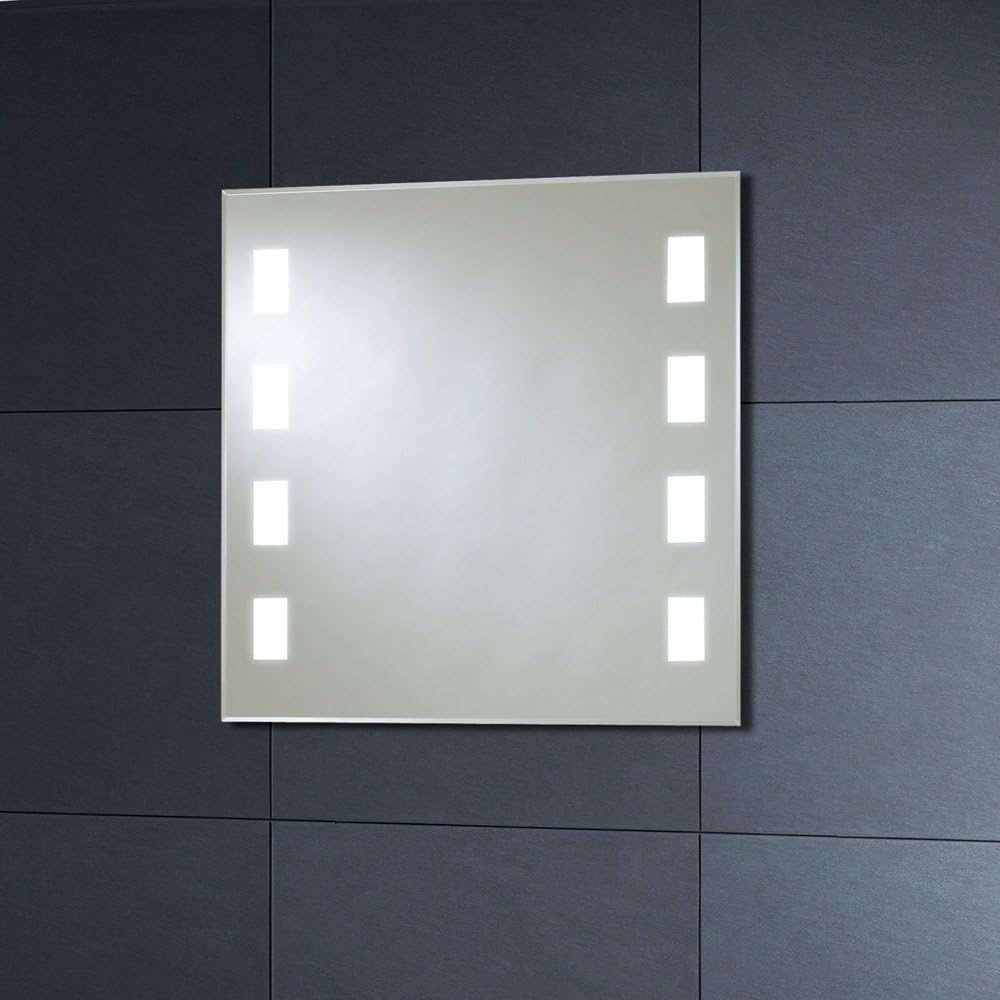 Amazon.com: Phoenix 60x60 Back Lit Mirror 8 Square : Home & Kitchen