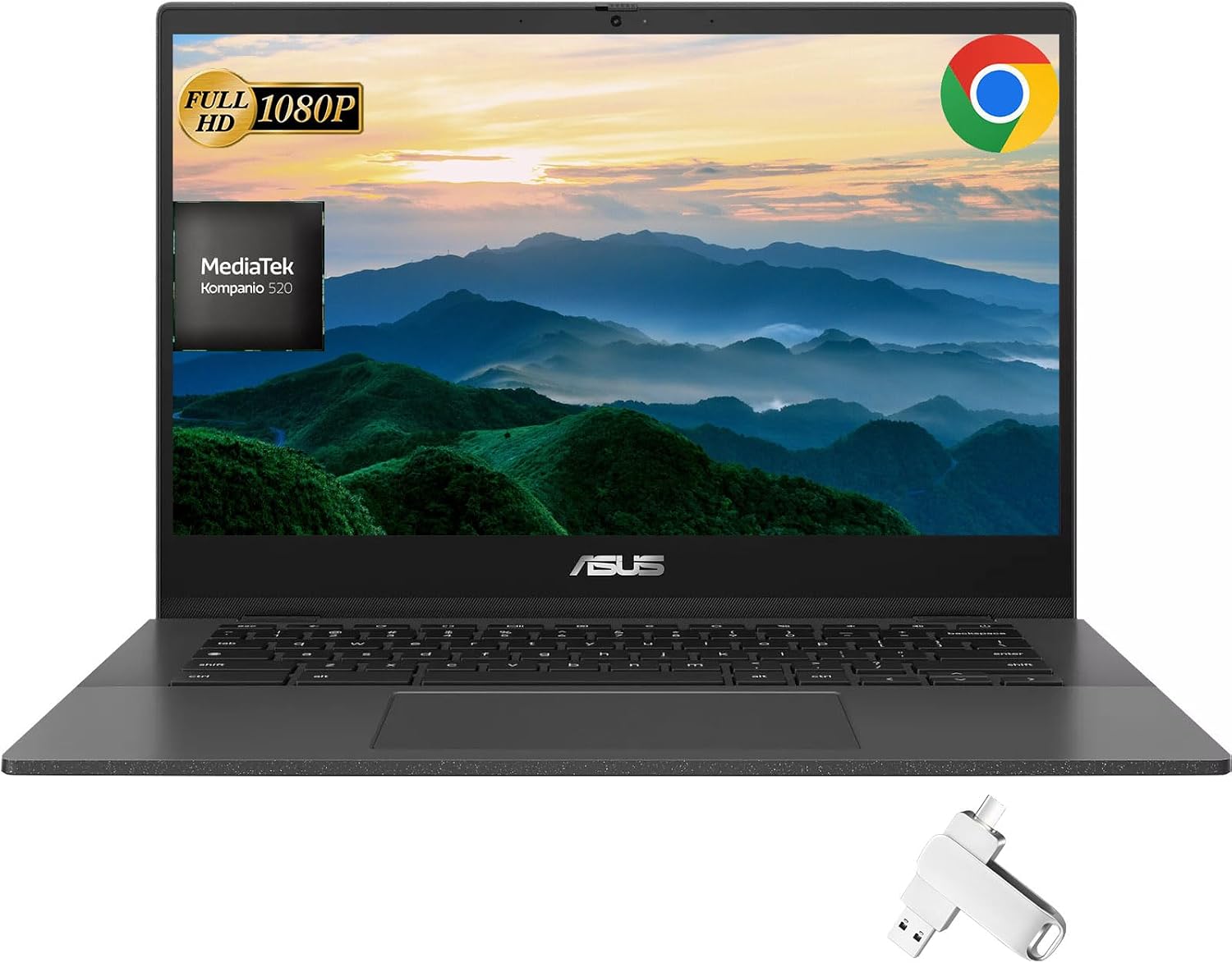 Amazon.com: ASUS Chromebook CM1402 Laptop, 14" FHD Display, MediaTek ...
