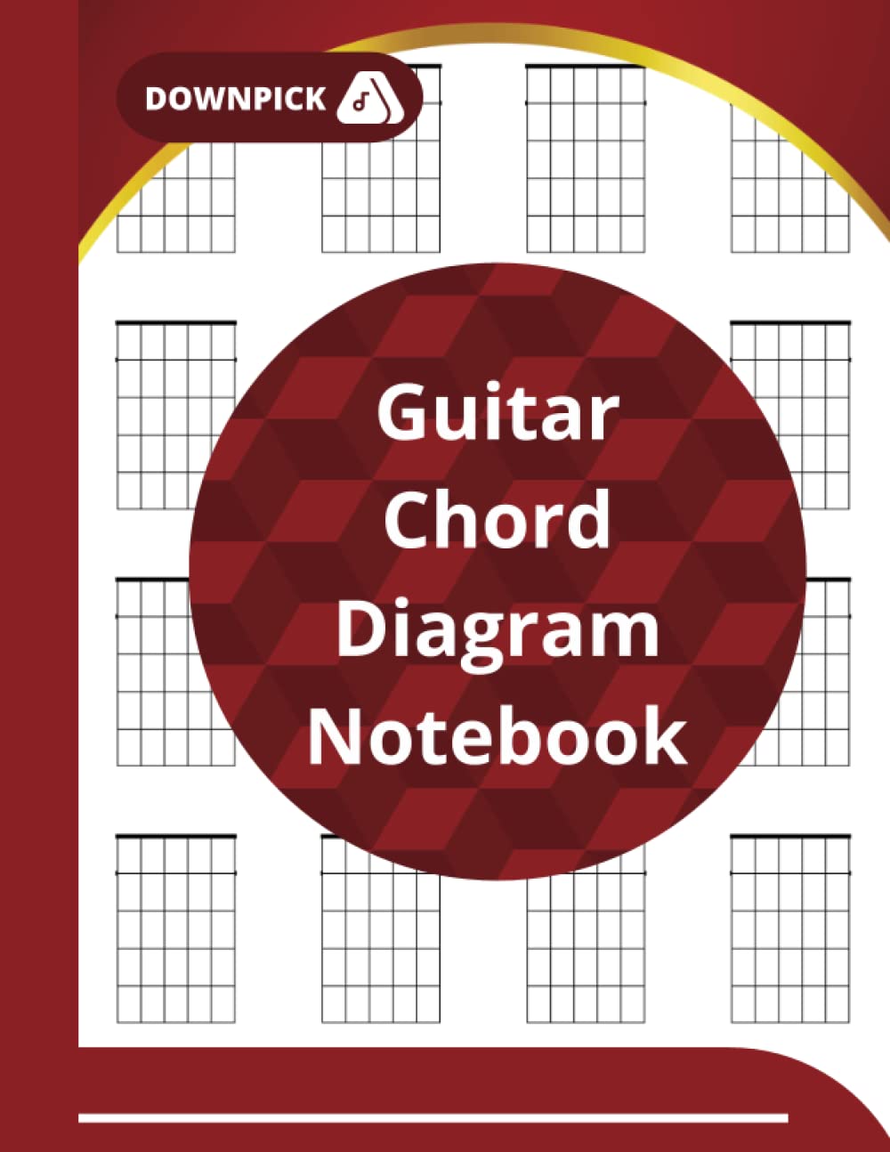 Amazon.com: Guitar Chord Diagram Notebook: Blank Manuscript sheets with ...