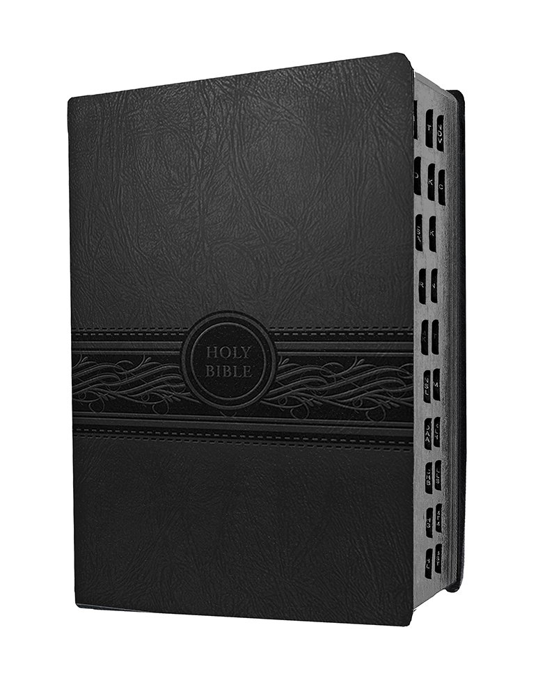 MEV Bible Personal Size Large Print Charcoal Indexed: Modern English ...