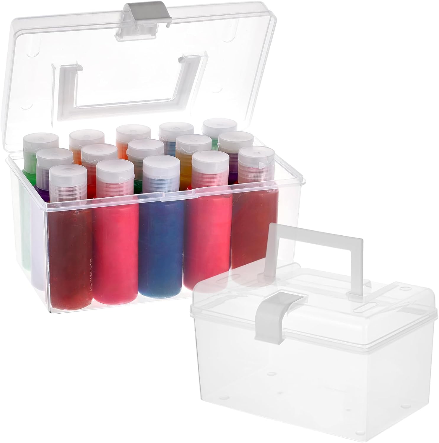 Amazon.com: FMOACEN 2 Pack Paint Storage Box for Apple Barrel Acrylic ...