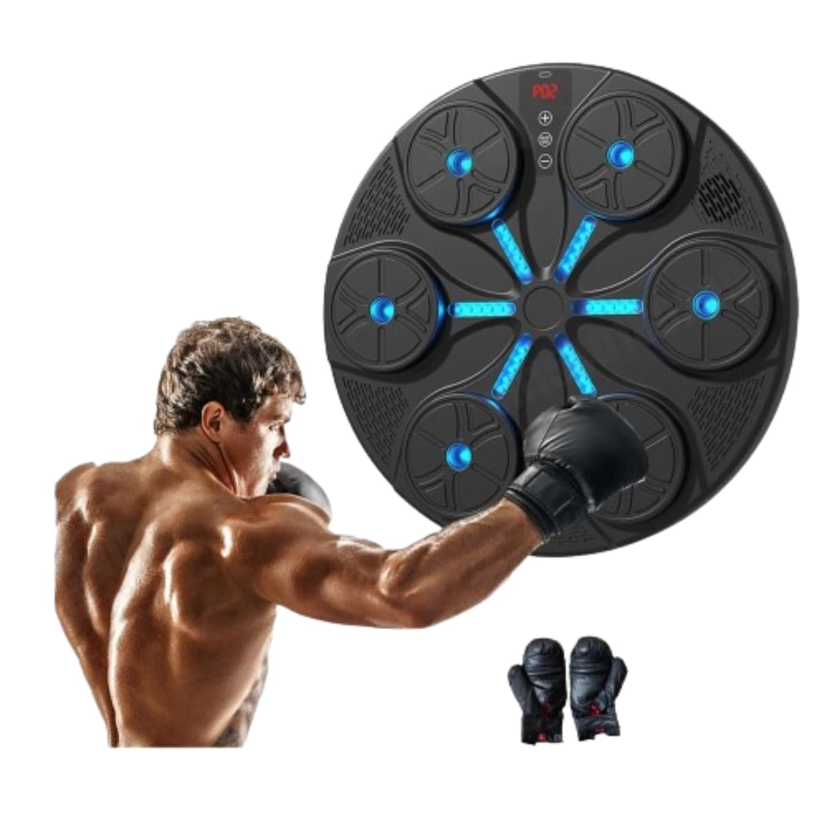 Máquina de Boxe Musical Bluetooth Inteligente de Parede com Caixa de ...