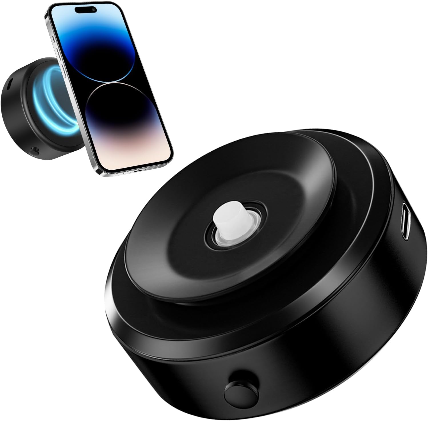 Amazon.com: NWDEY Electric Vacuum Magnetic Suction Car Phone Mount ...