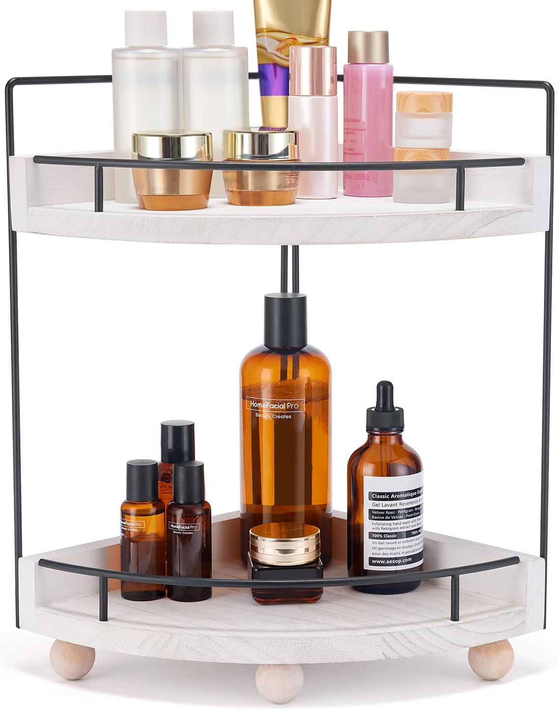 Amazon.com: Dorhors 2-Tier Bathroom Countertop Organizer,Vanity Counter ...