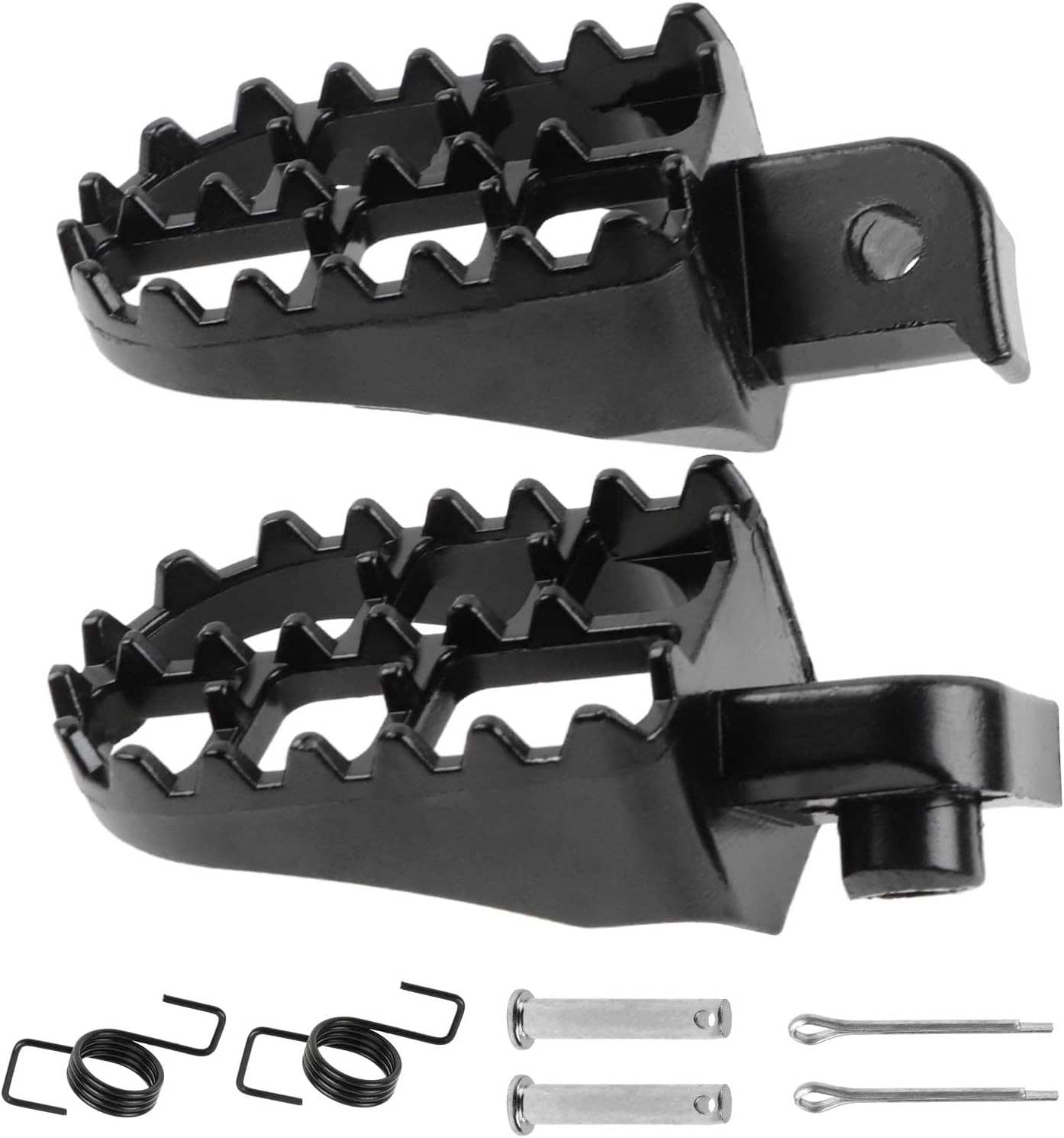 FLYPIG Repose-pieds repose-pieds pour Honda XR CRF 50 70 80 100 150 Kawasaki KLR650 Yamaha PW 50 ...