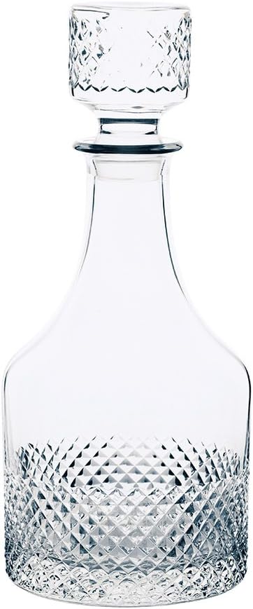 Amazon.com | Royal Brierley Dartington Crystal Antibes Decanter, 250mm ...