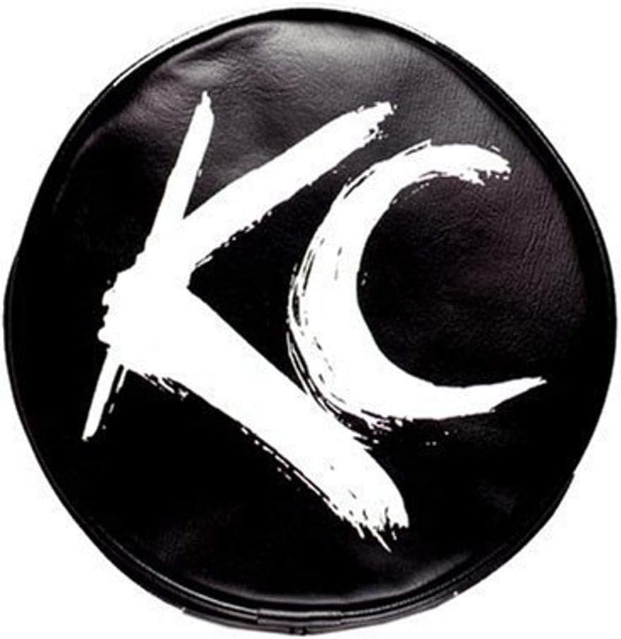 Amazon.com: KC HiLiTES 5117 6" Round Black Vinyl Light Cover w/ White ...