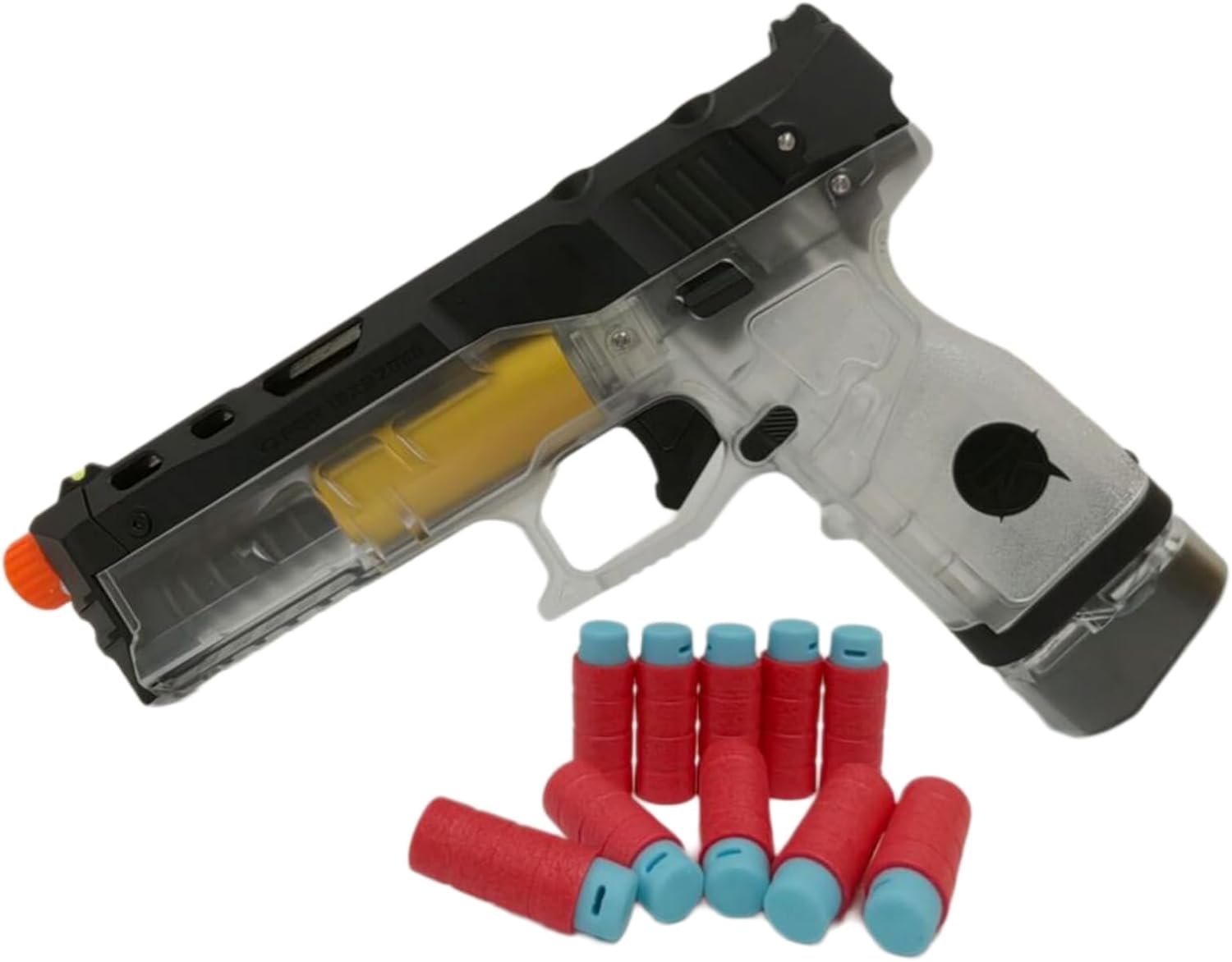 Amazon.com: Soft Bullet Pistol Toy Gun with Magazine, Foam Dart Blaster ...