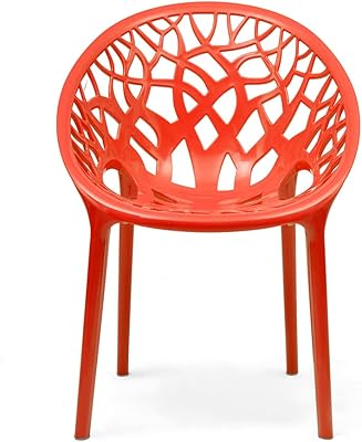 Nilkamal Crystal PP Plastic Chair (Weather Brown, Set of 2) : Amazon.in ...