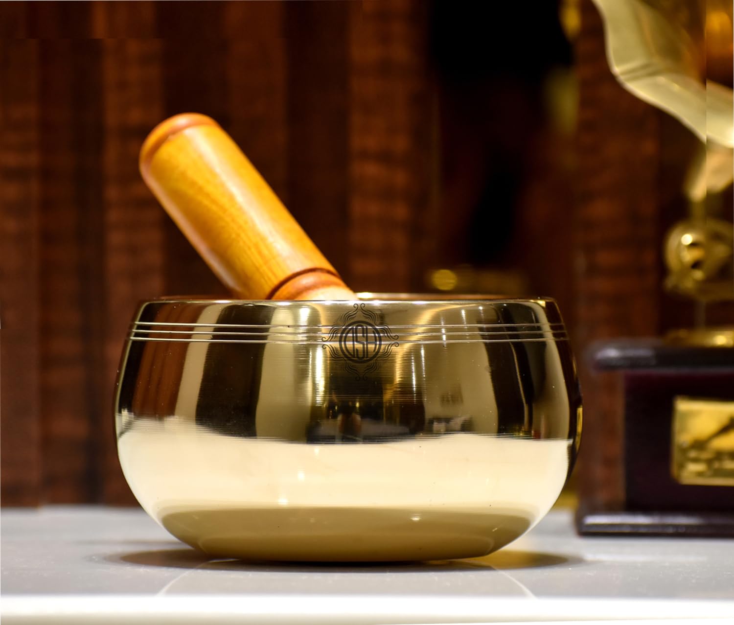 DSH Singing Bowl Tibetan Buddhist Prayer Instrument With Wooden Stick ...