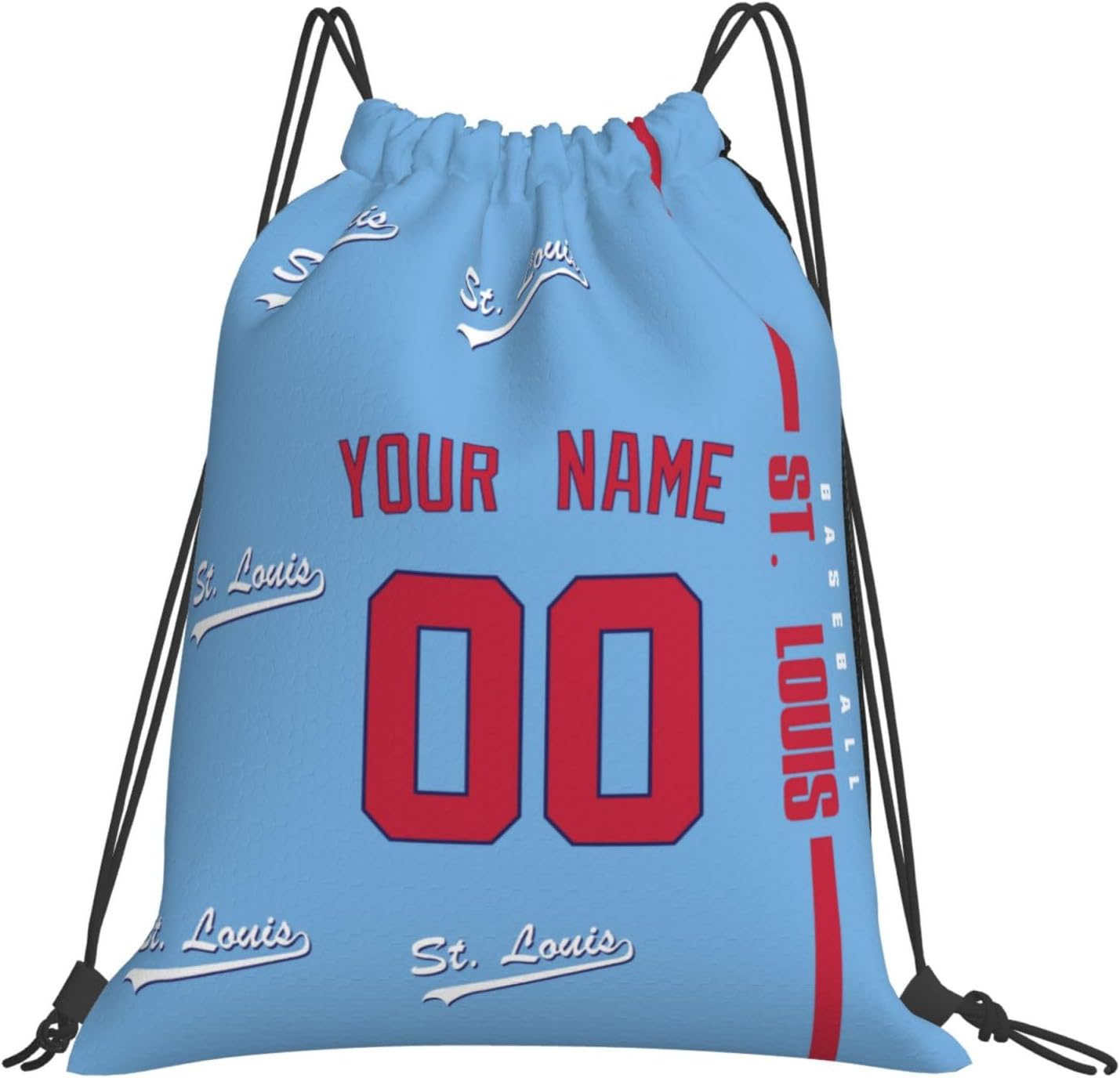 Amazon.com | ANTKING St. Louis Drawstring Bags Backpack Custom any Name ...