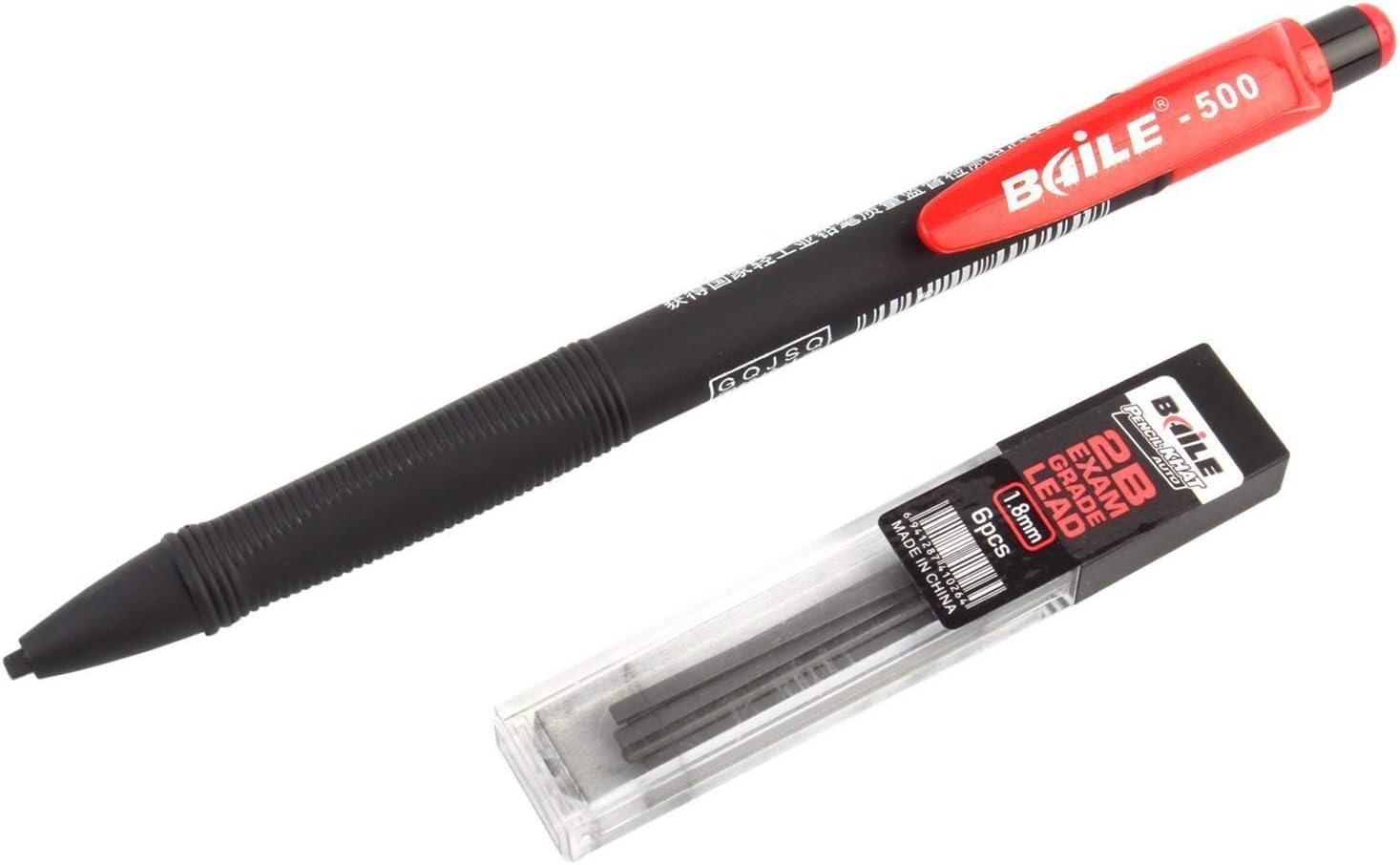 Morning glory Flat Lead 1.8 mm Holder Pen Mechanical Pencil for Draft ...