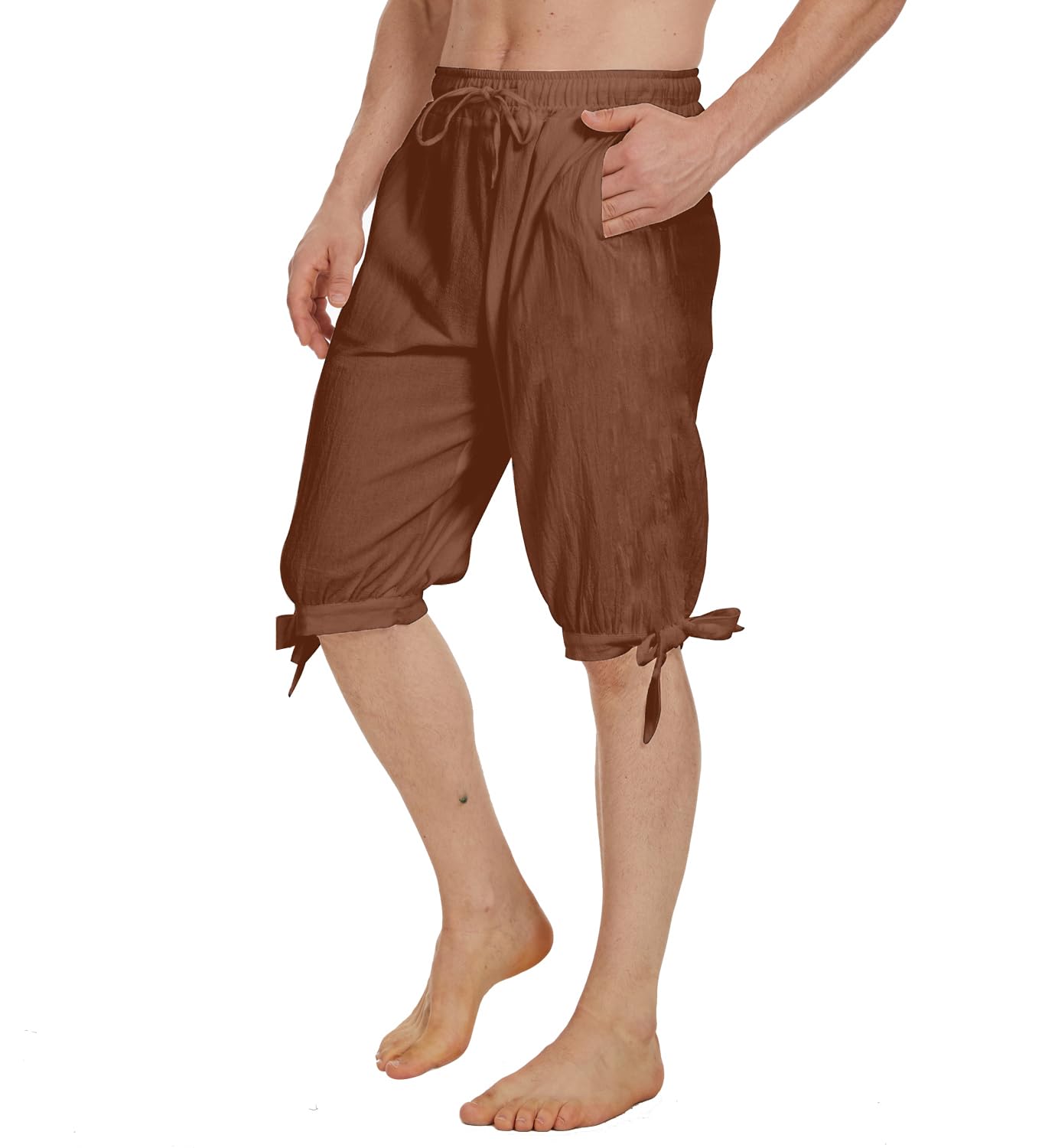 Snapklik.com : Mens Renaissance Pirate Costume, Medieval Viking Lace Up ...