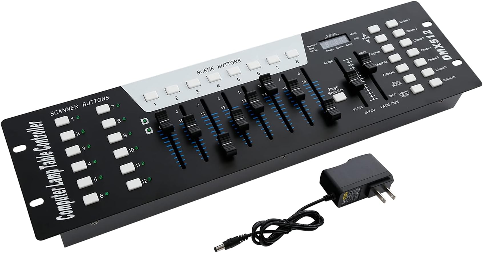 Amazon.com: TCFUNDY DMX Controller 192 Channel, 512 DMX Light ...