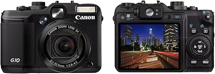 Canon PowerShot G10 14.7MP Digital Camera - 5x Optical Zoom, 3 inch ...