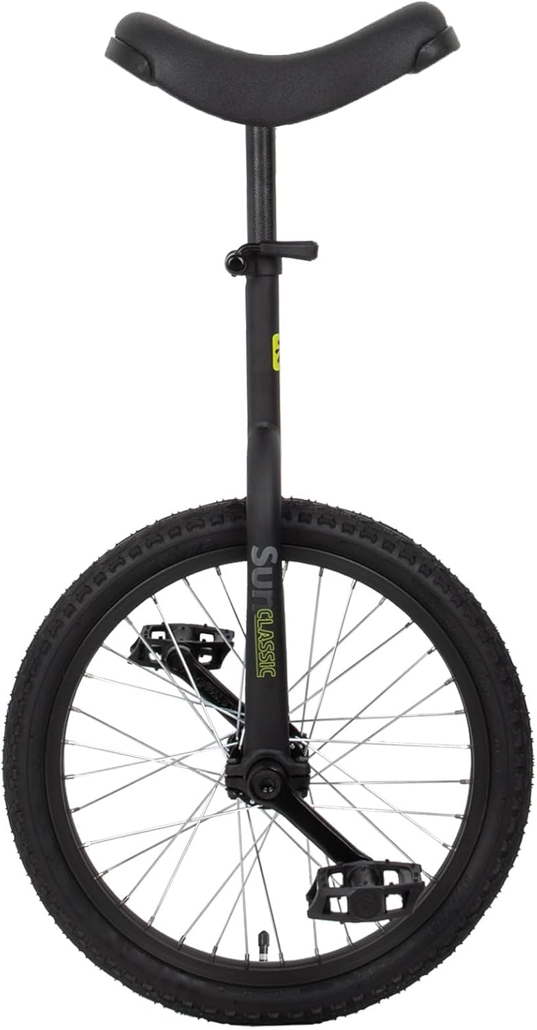 Amazon.com : Unicycle Sun Classic 18in M-BK 18 inch Uni Onewheel Fun ...