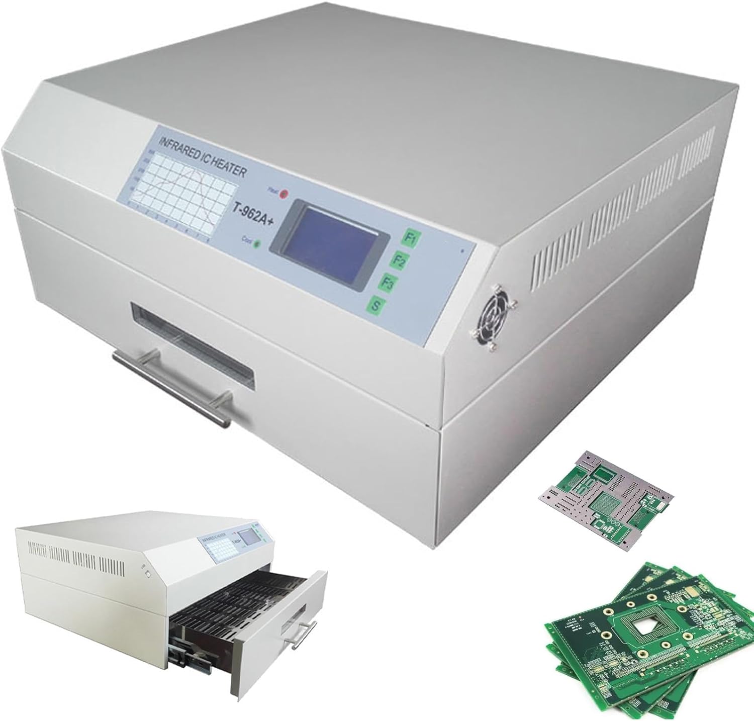 Amazon.com : Reflow Oven 2300W Reflow Soldering Machine 450 x 370 mm ...