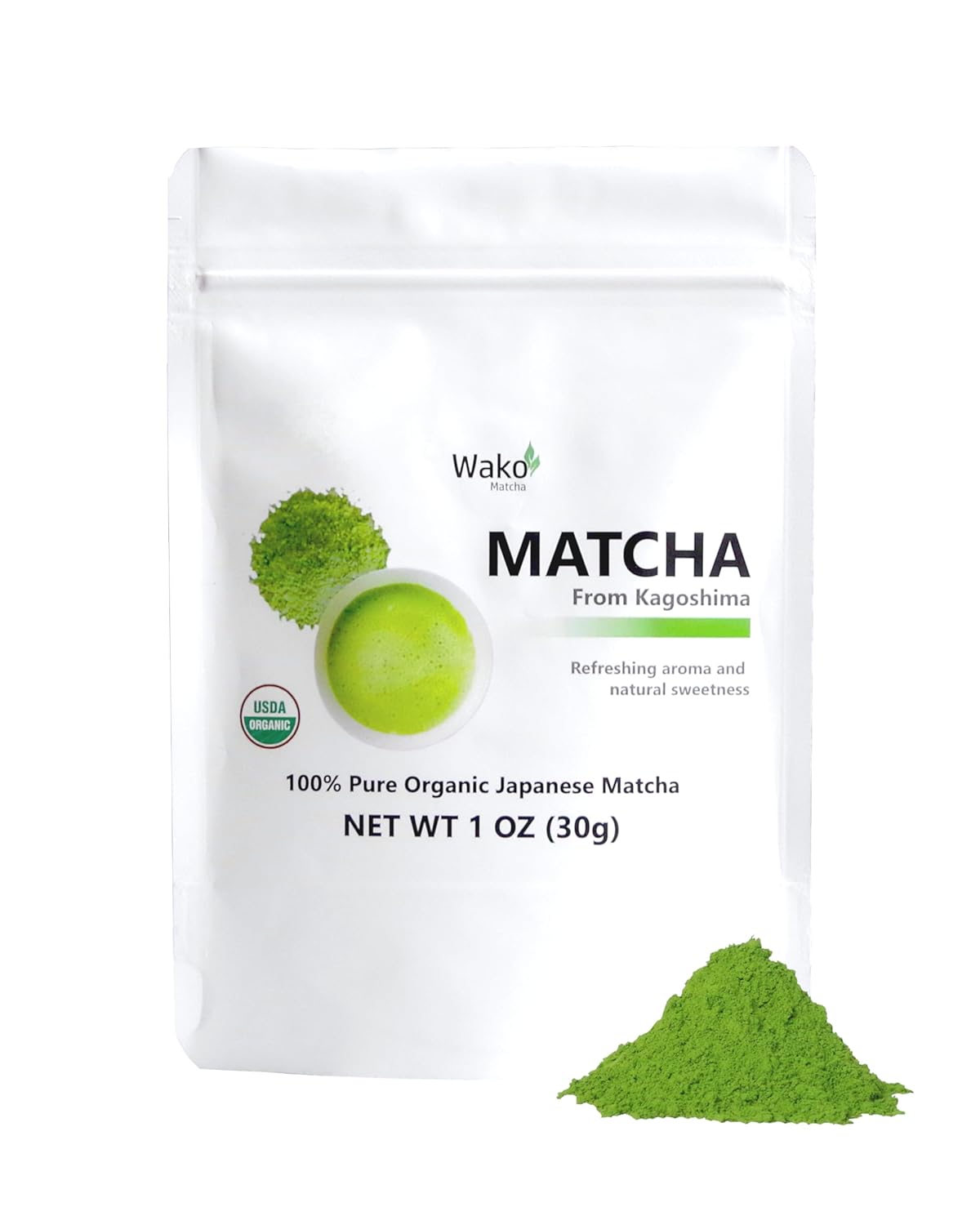 Amazon.com: Certified Organic Matcha Powder - Authentic Japanese Origin ...