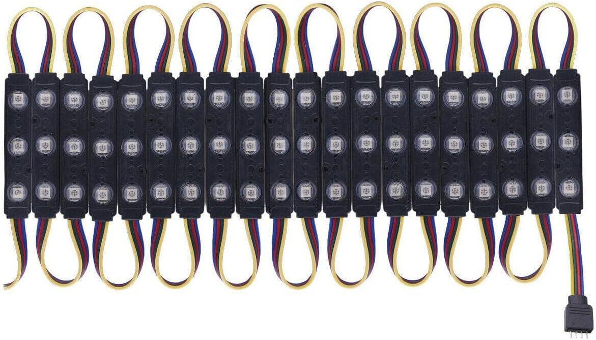 JTSQ 40pcs LED Module Tape Light 12V Lamp Peni Christmas Decorations ...