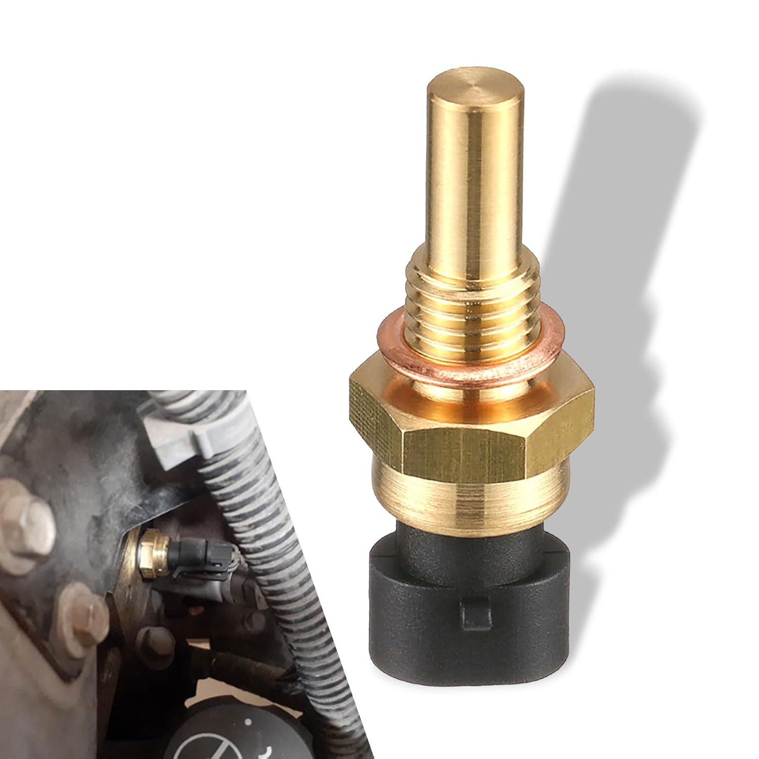 Amazon.com: pinflaw Pack-1 Car Engine Water Temperature Sensor ...