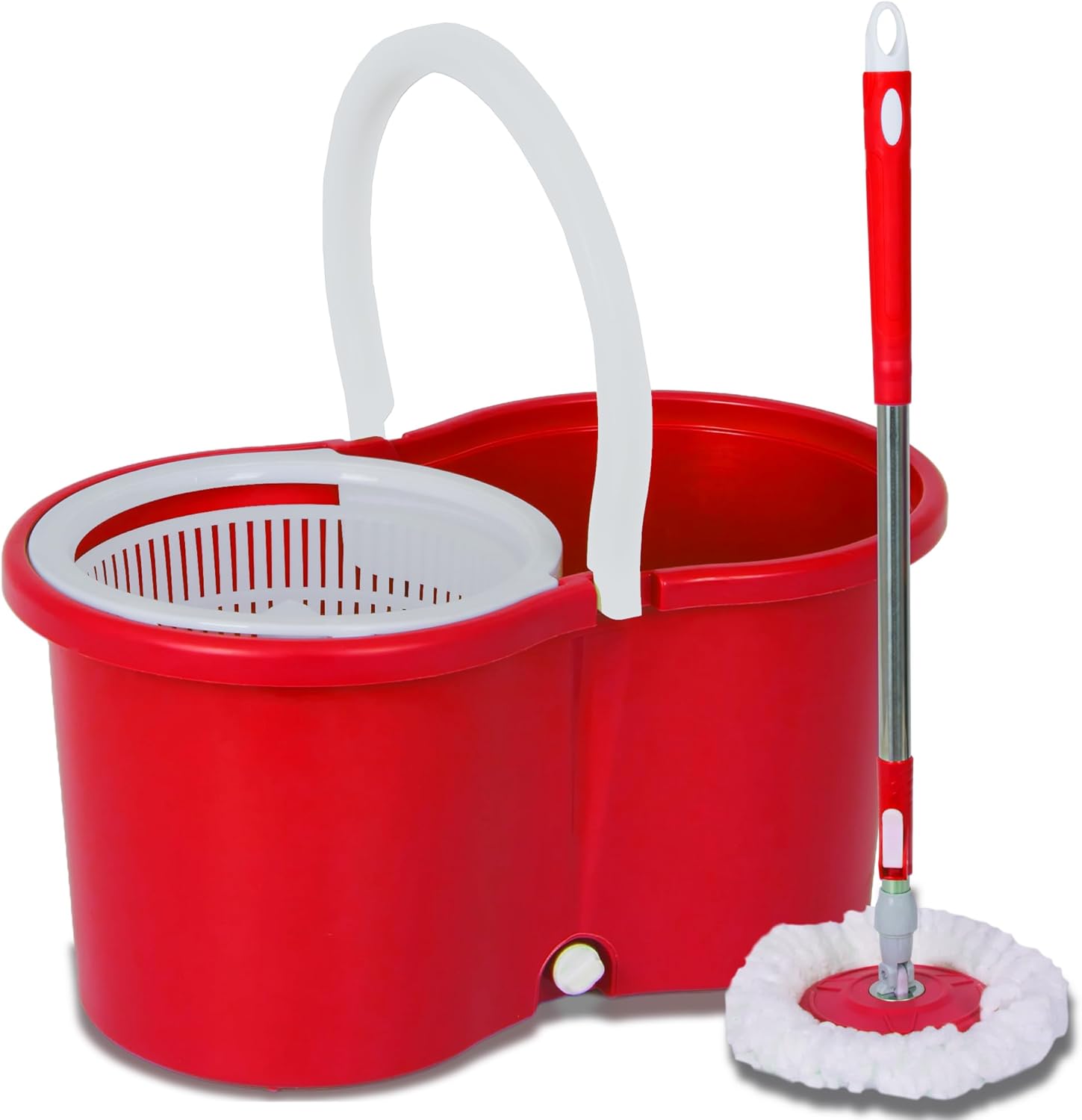 Zeno Spin Mop 360°: Wet & Dry, Home Use, Includes Bucket, 2 Mop Heads ...