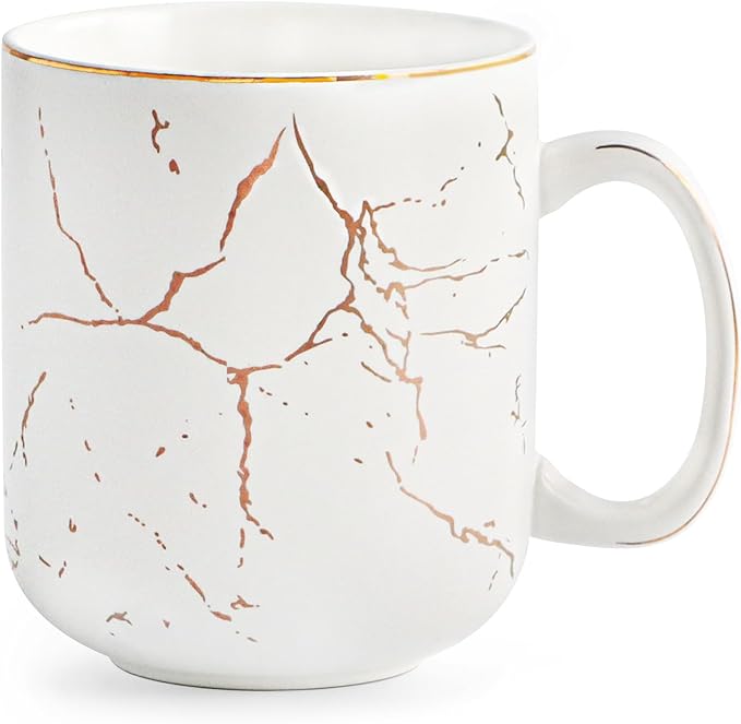 Amazon.com: harebe 22 OZ Ceramic Extra Large White Coffee Mug with ...