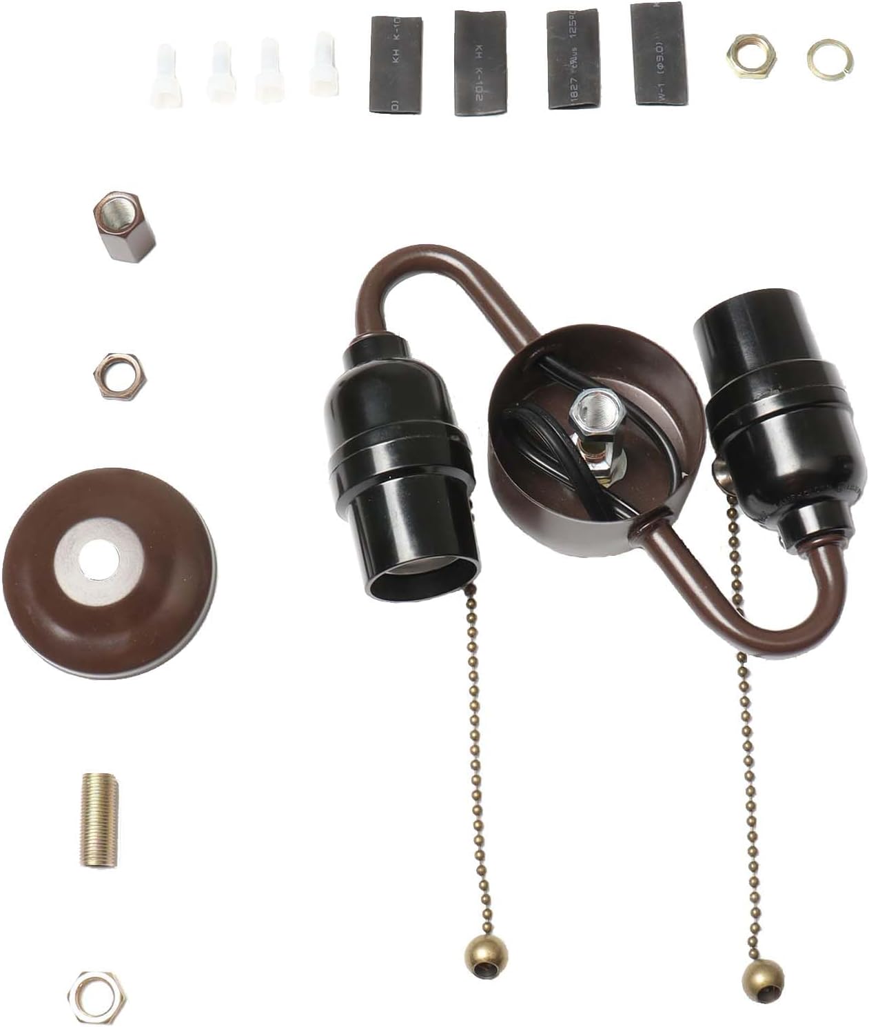 B&P Lamp® 2-Light S Type Cluster Body with Pull Chain Sockets - Amazon.com