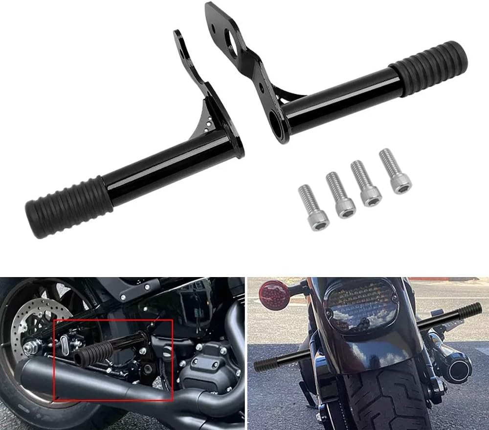Amazon.com: HIYOYO Motorcycle Rear Passenger Peg Crash Bar Frame Slider ...