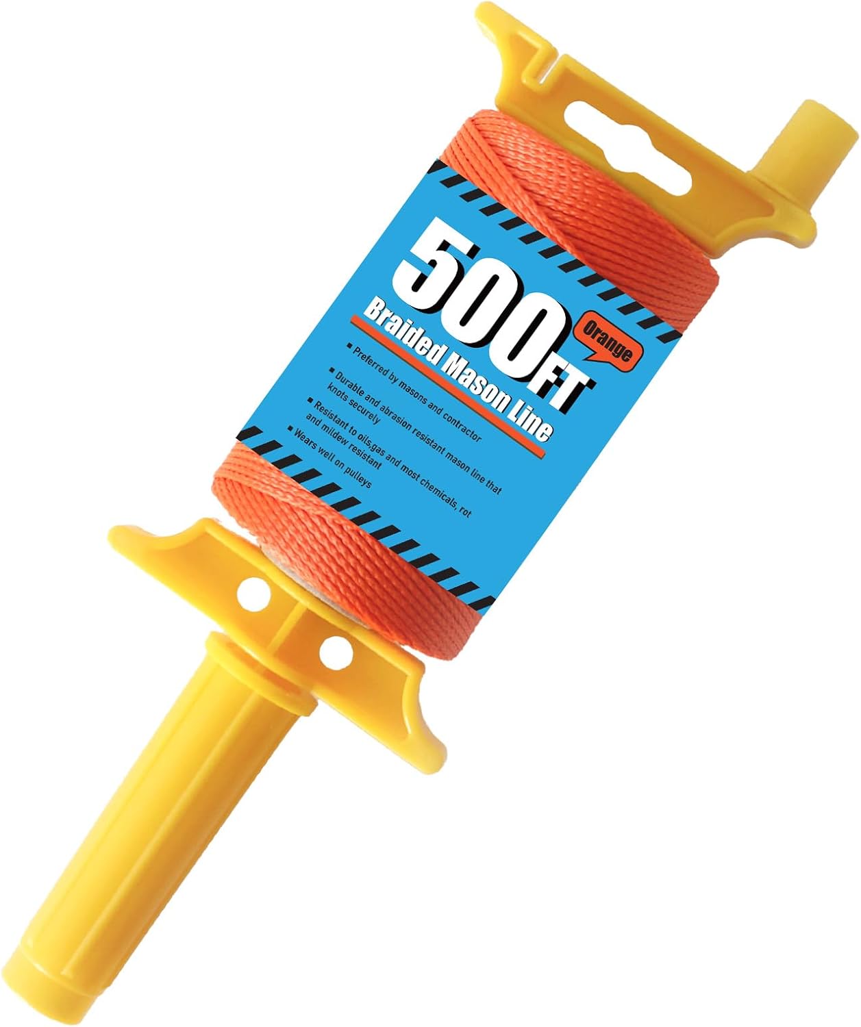 MERIANE Mason Line w/Reloadable Line Reel, 500FT Nylon String Line, 18 ...