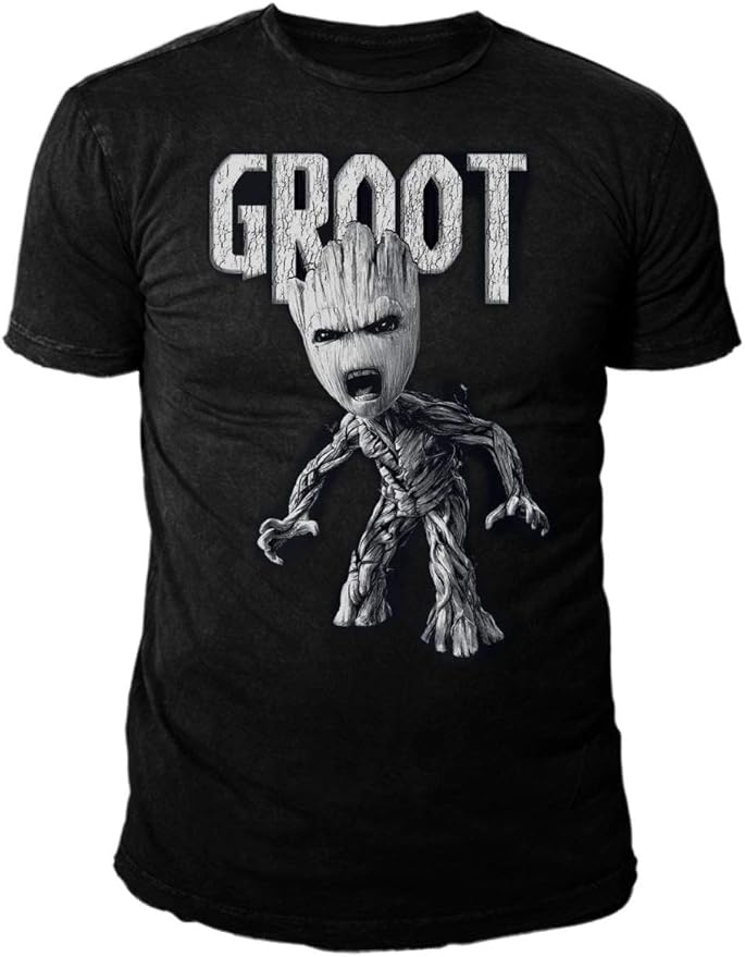 Guardians of the Galaxy T-shirt pour homme – Baby Groot Scream (noir ...