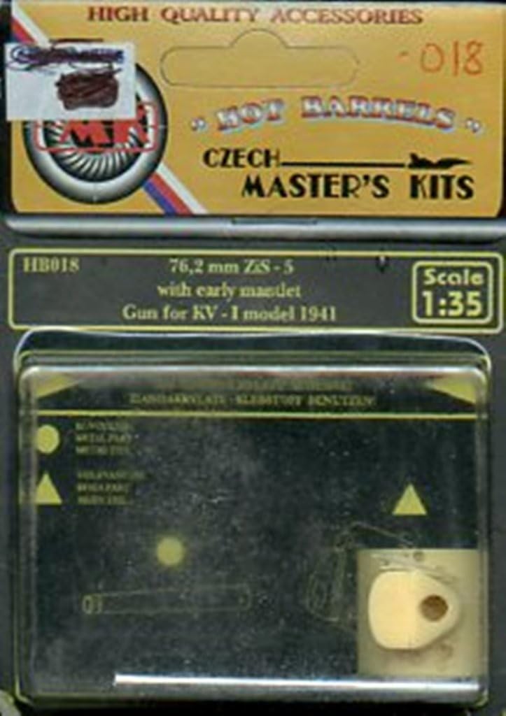Amazon.com: CMK 1:35 76,2 mm ZiS-5 with Early Mantlet Gun for KV-I ...