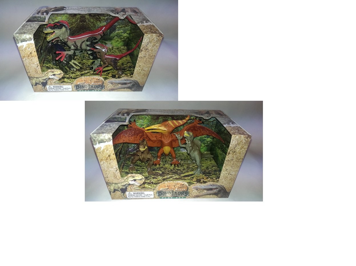 Buy Extinct World Dinosaurs Playset: Pterandon, Tyrannosaurus Rex ...