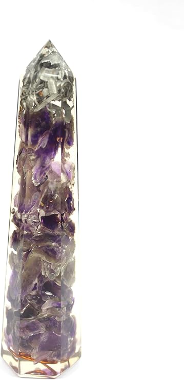 Amazon.com: Jet Healing Crystal Wand Orgonite Crystal Points - Reiki ...