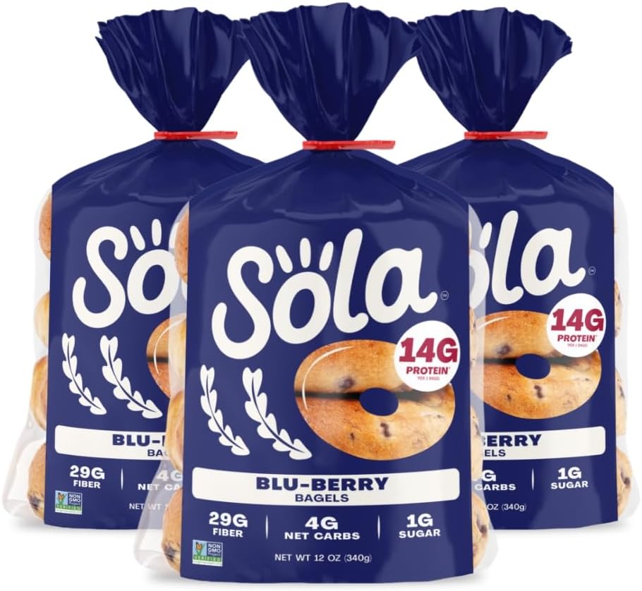 Amazon.com: Sola Keto Sweet & Buttery White Bread - Delicious Non-GMO ...