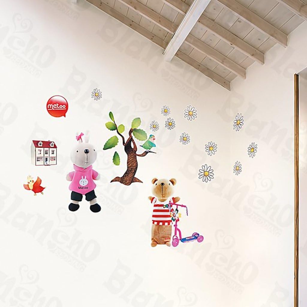 Amazon.com: Rabbit & Bear - Wall Decals Stickers Appliques Home Decor ...