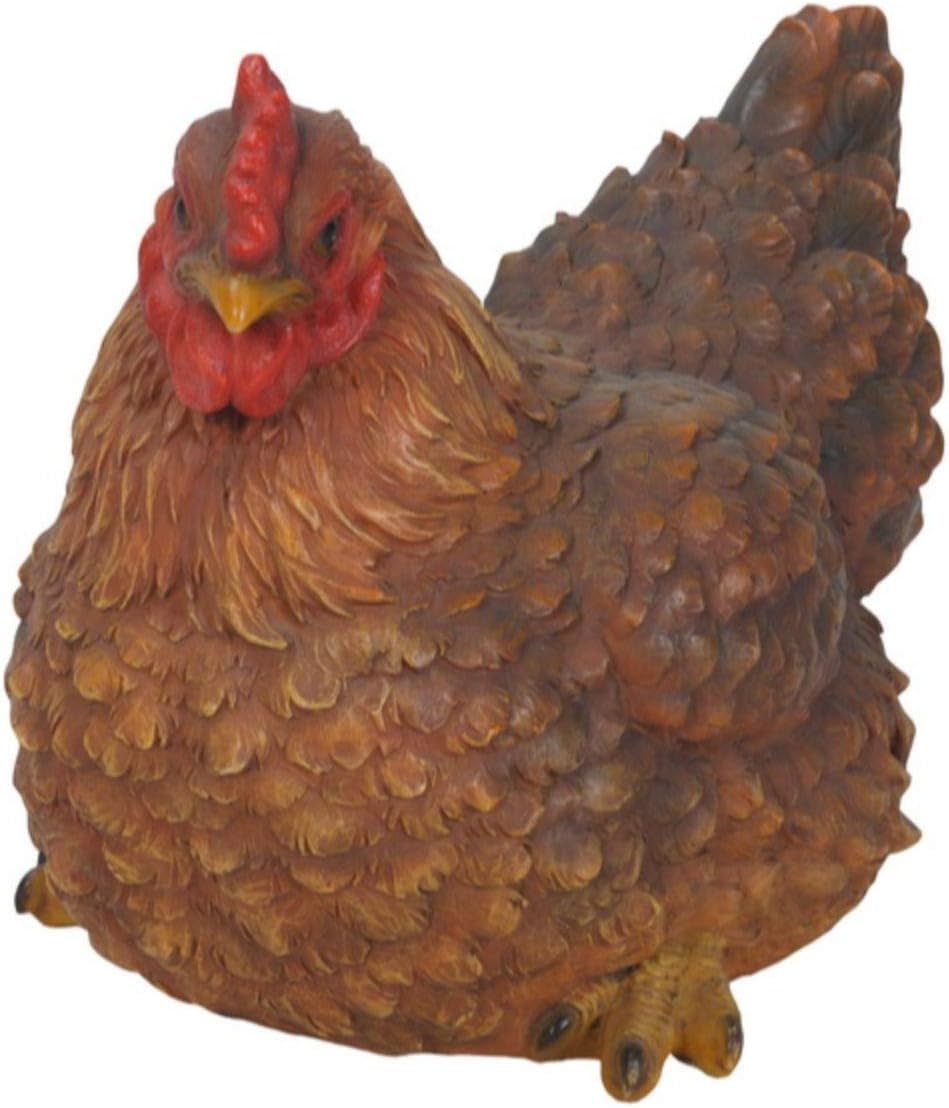 Amazon.com: The Bridge Collection 8" Hen Shelf Sitter Figurines ...