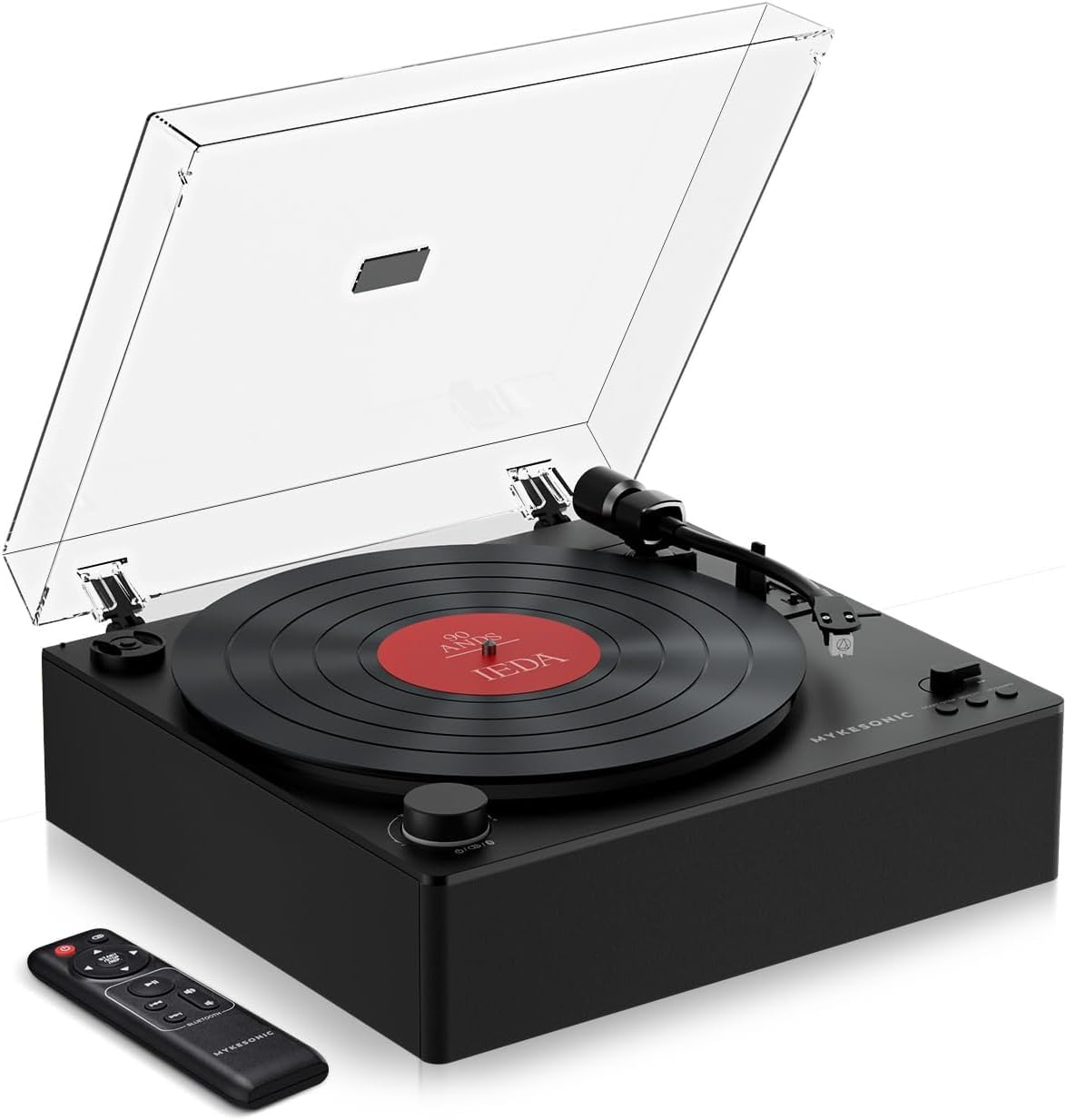 Amazon.com: MYKESONIC Automatic Record Player, Bluetooth Belt Drive ...