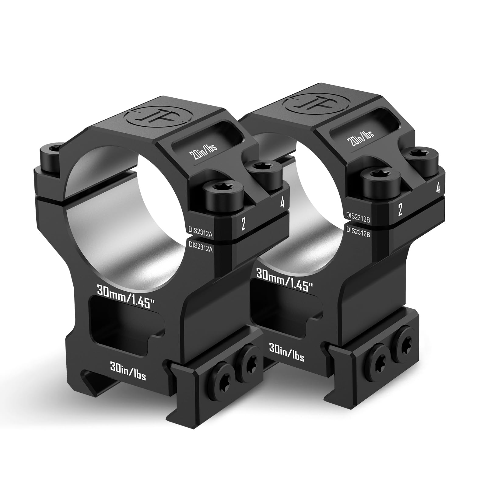 Snapklik.com : 7075 Aluminum Scope Rings, 30mm Rifle Scope Mount Rings ...