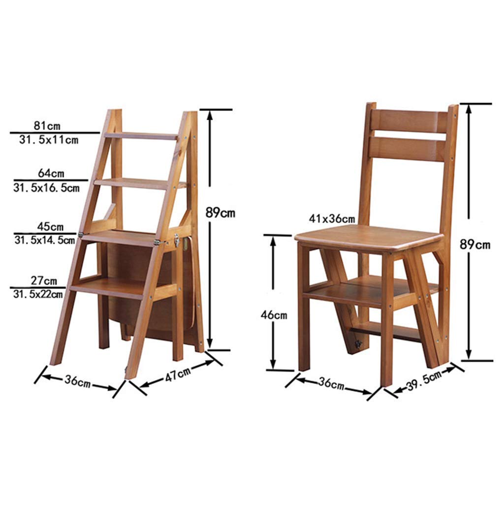 Buy ZYLZL Folding Portable Ladder Step Stool High Chair Folding Stair ...