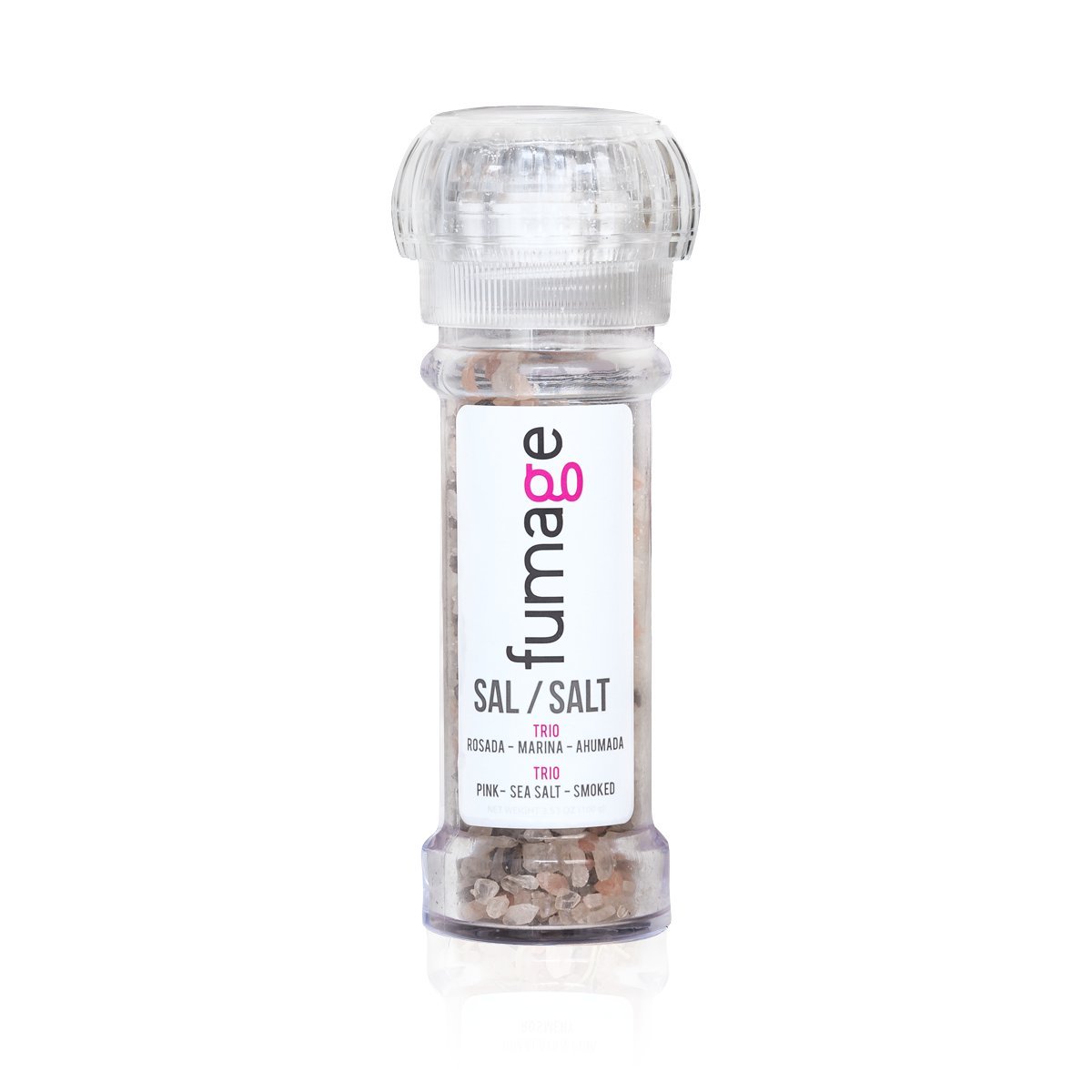 Amazon.com : Gourmet himalayan pink, sea and smoked salt (TRIO). FUMAGE ...