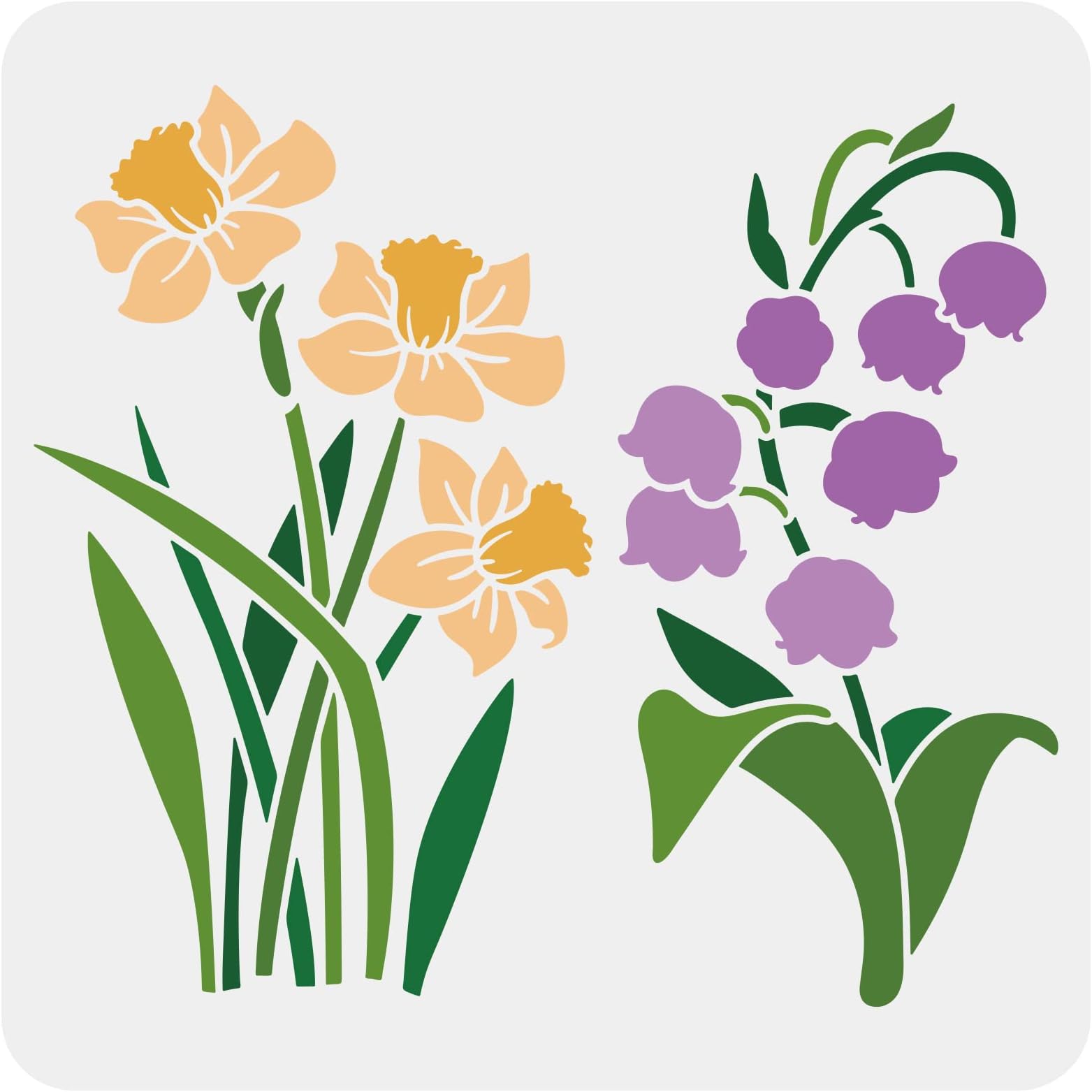 Japanese Cherry Blossom Nursery Tree Stencil Pack - All You Need to ...