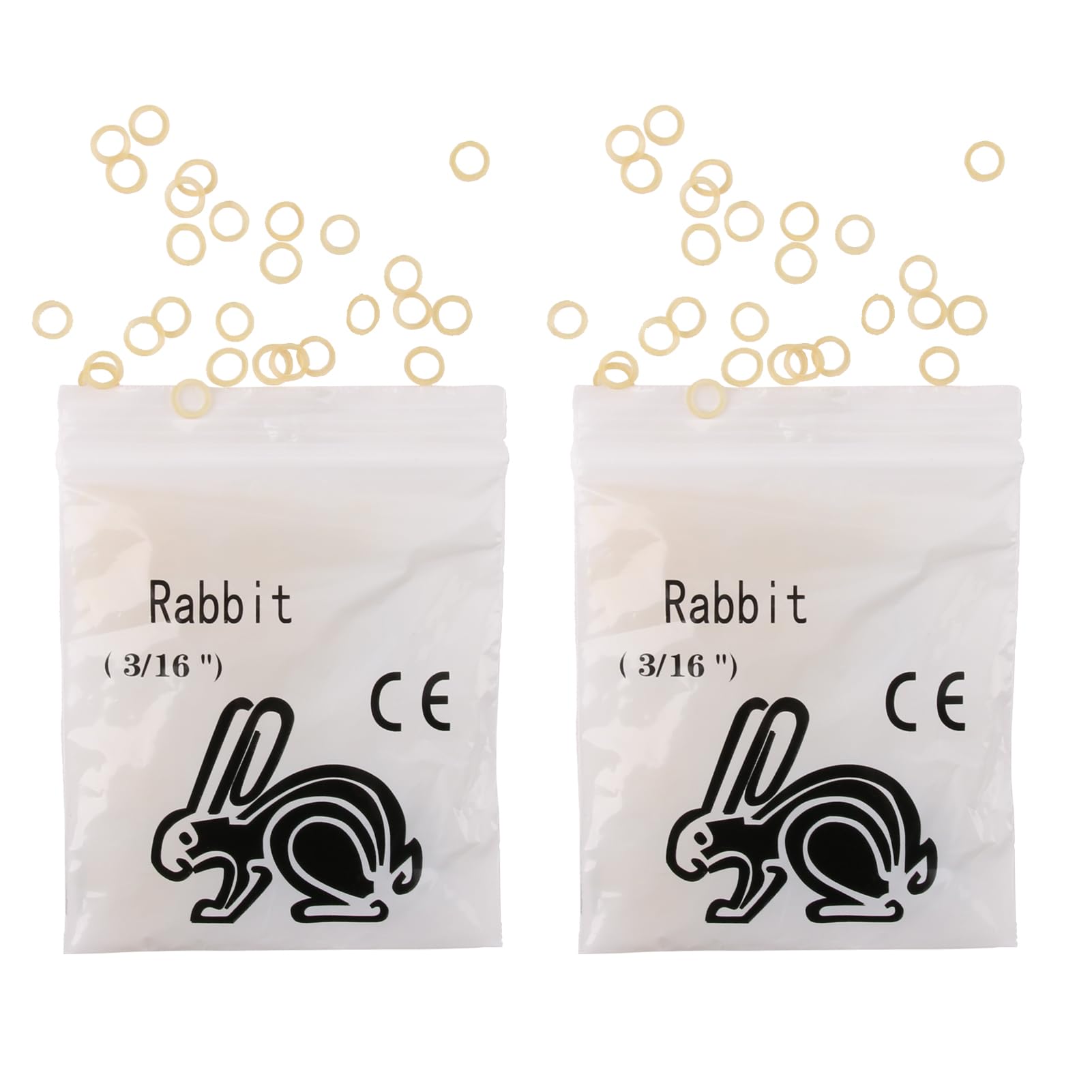 Dental Orthodontic Elastics Rubber Bands Braces Bands with 2Packs ...