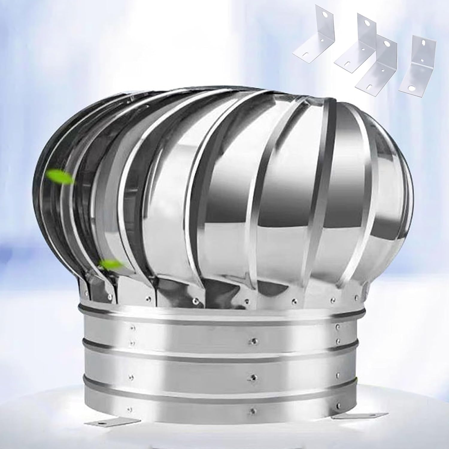 Amazon.com: Industrial Rotating Roofing Wind Turbines, 4 6 8 12 Inch ...