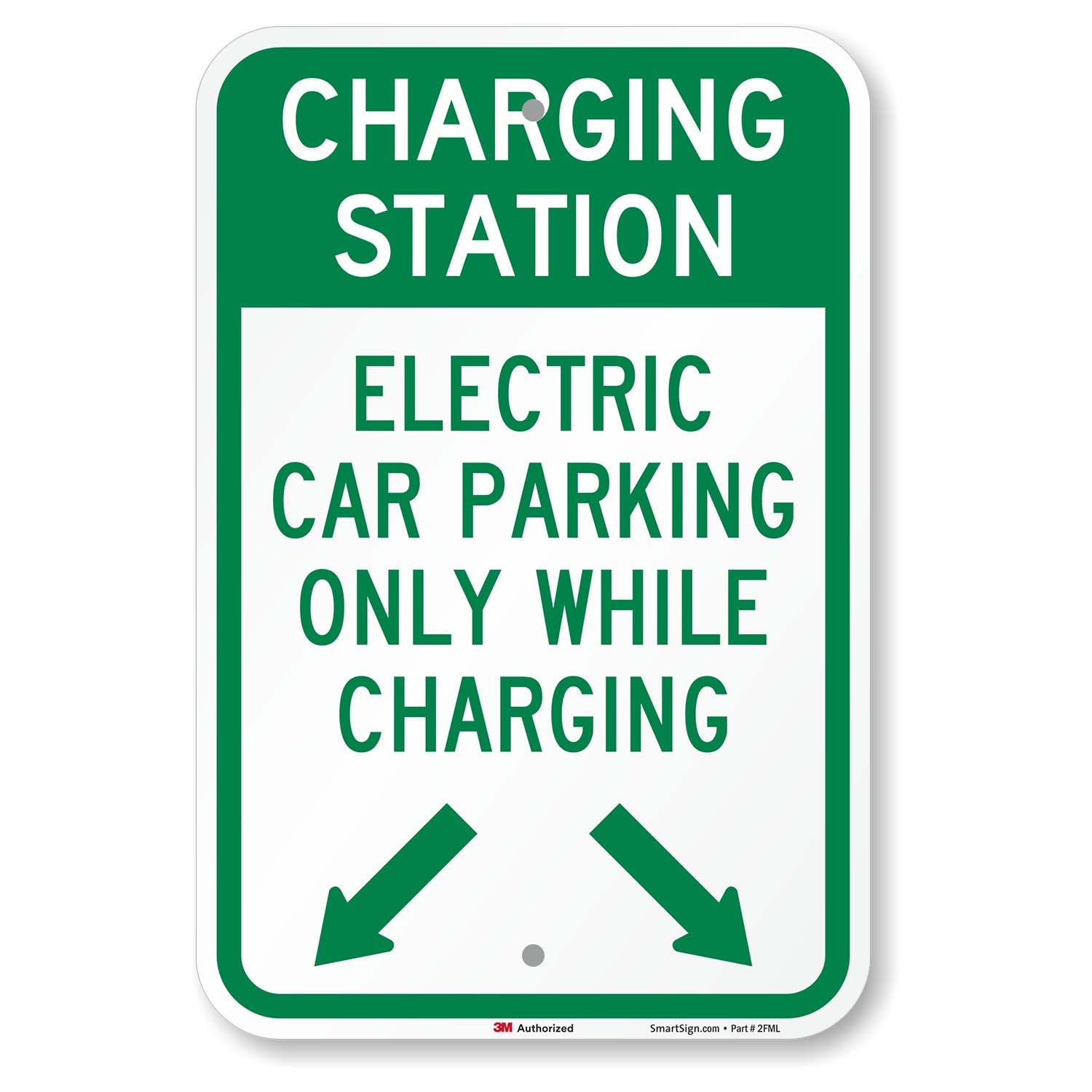 Amazon.com: SmartSign 18 x 12 inch “Charging Station - Electric Car ...