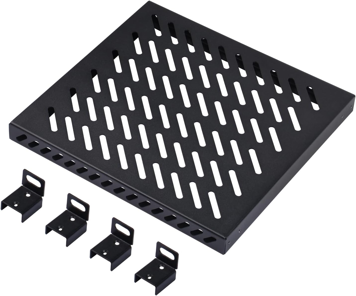 Amazon.com: GeeekPi 10 inch 0.5U High Duty Vented Rack Shelf for DeskPi ...
