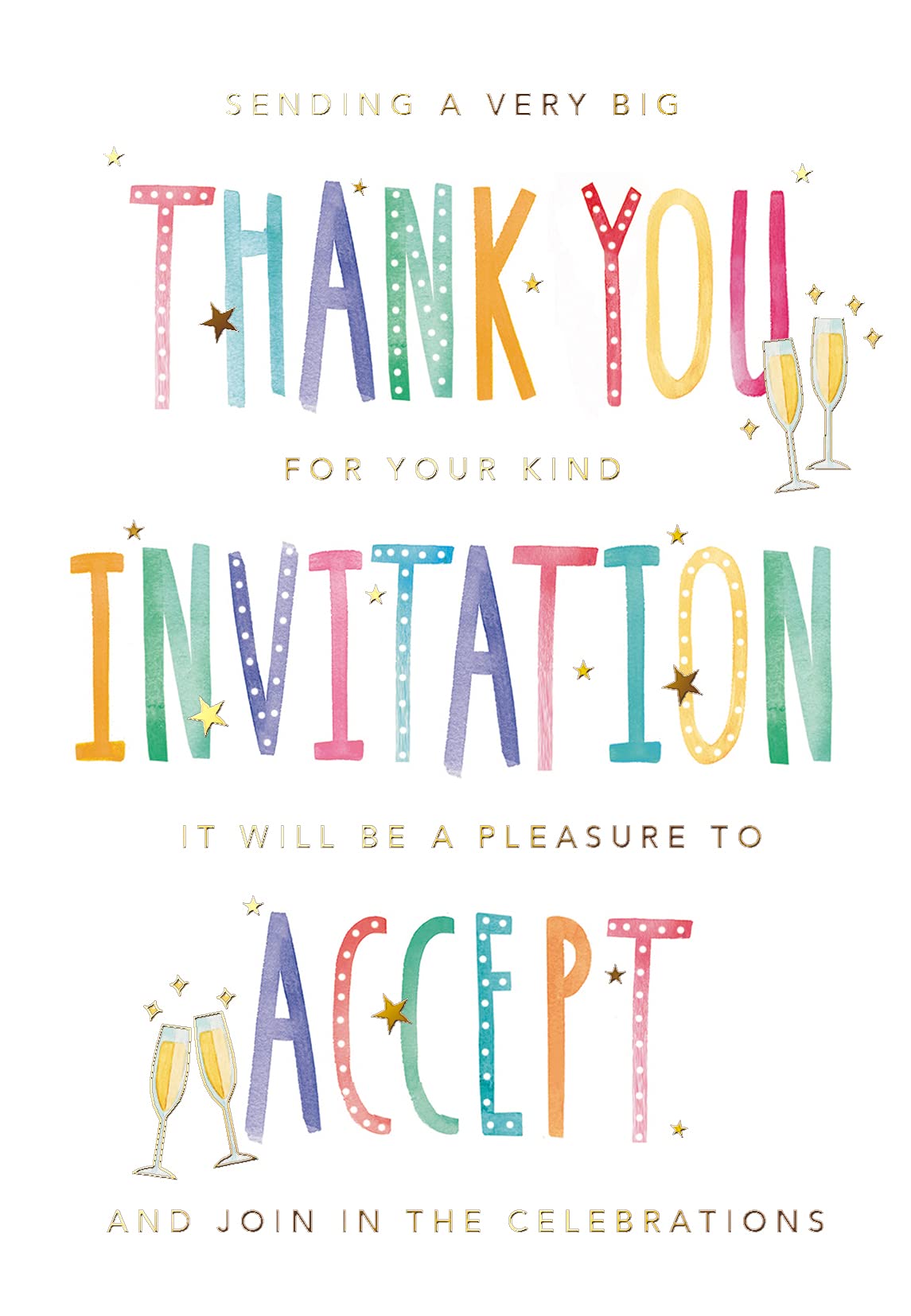 Blooming Wishes Invitation Be A Pleasure To Accept Acceptance Greeting ...