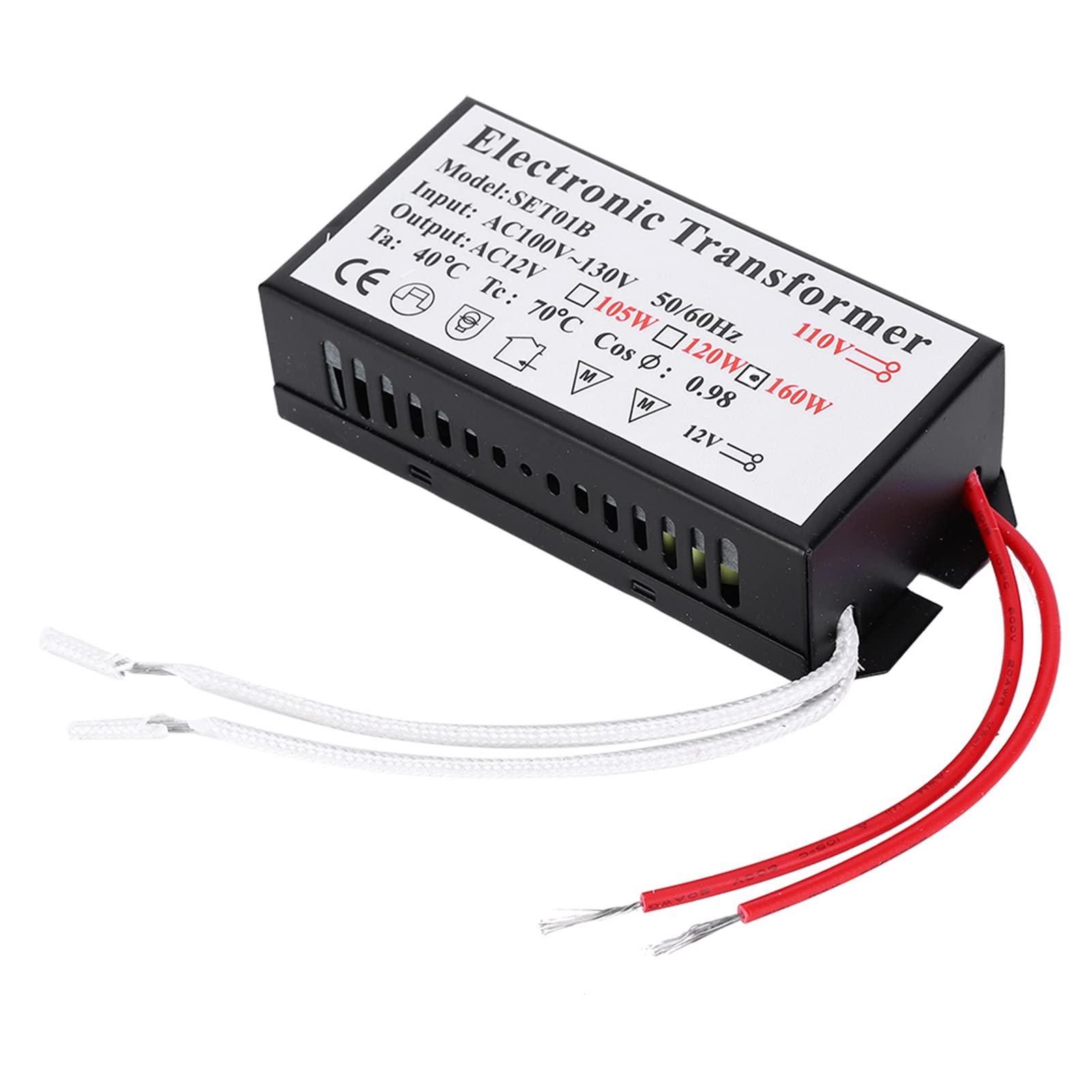 Amazon.com: AUNMAS 110V to 12V Electronic Transformer, Set01B 120V Ac ...