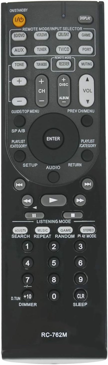 Buy ALLIMITY RC-762M Remote fit for Onkyo Home Theater System AVX-280 ...