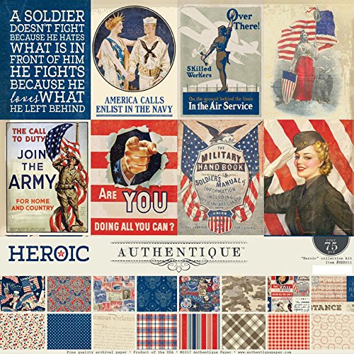 Authentique Paper Heroic Collection Kit : Amazon.in: Home & Kitchen