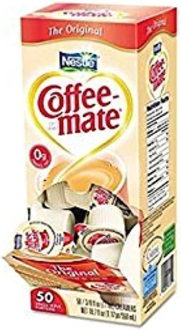 Amazon.com: Nestle Coffee mate Liquid Coffee Creamer Singles, Café ...
